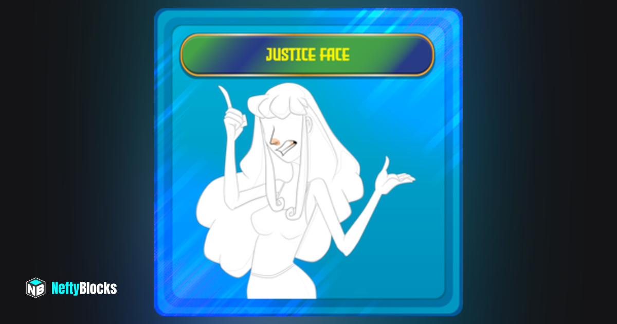Justice face #75 | NeftyBlocks | The #1 Trade to Earn NFT Marketplace ...
