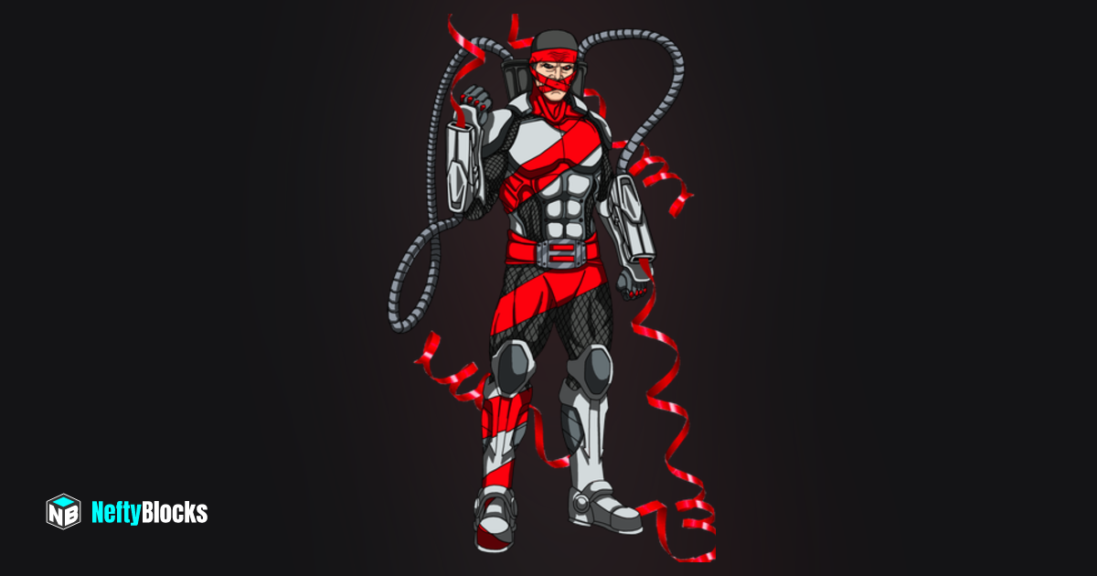 Red Taper- Sticker #1141 | NeftyBlocks | The #1 Trade to Earn NFT ...