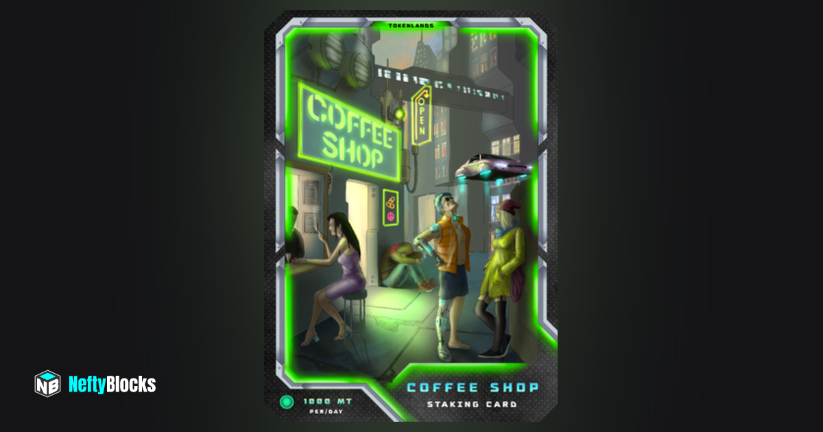 Coffee shop #4600 | NeftyBlocks | The #1 Trade to Earn NFT Marketplace ...