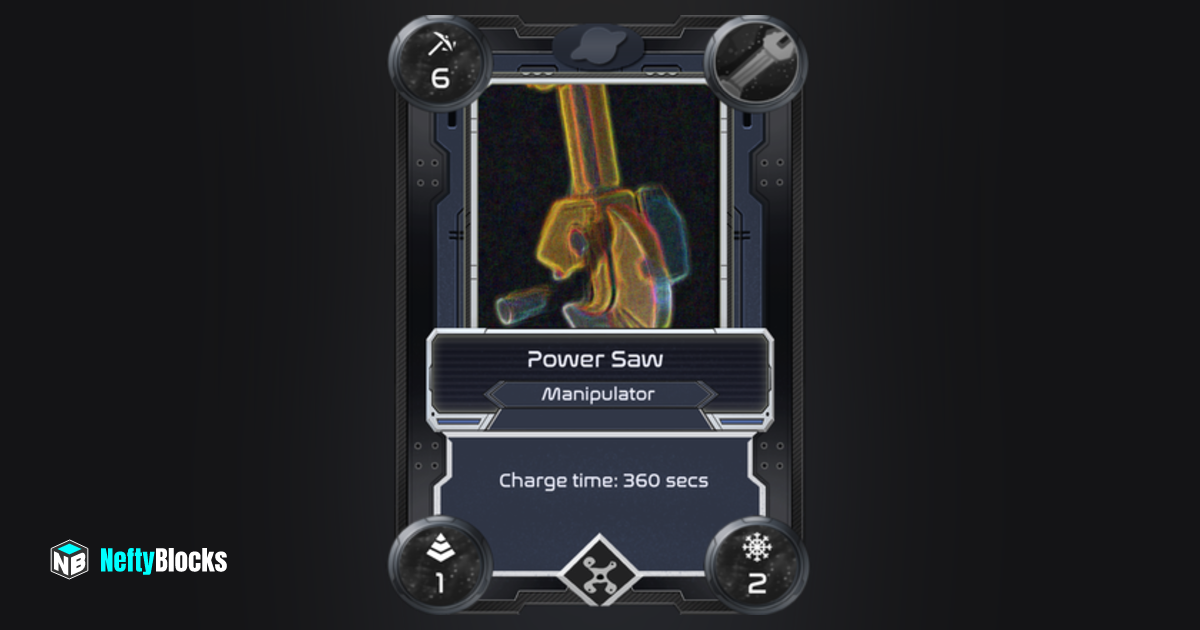 Power Saw #10307 | NeftyBlocks | The #1 Trade to Earn NFT Marketplace ...