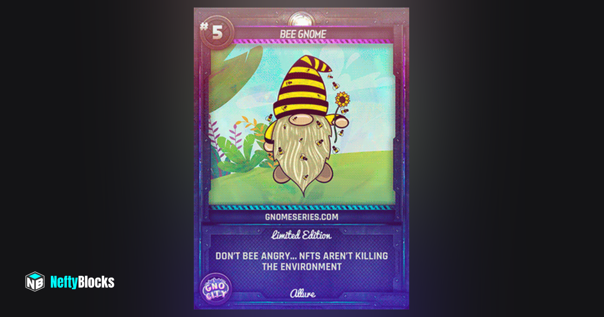 Bee Gnome | Allure | NeftyBlocks | The #1 Trade to Earn NFT Marketplace ...