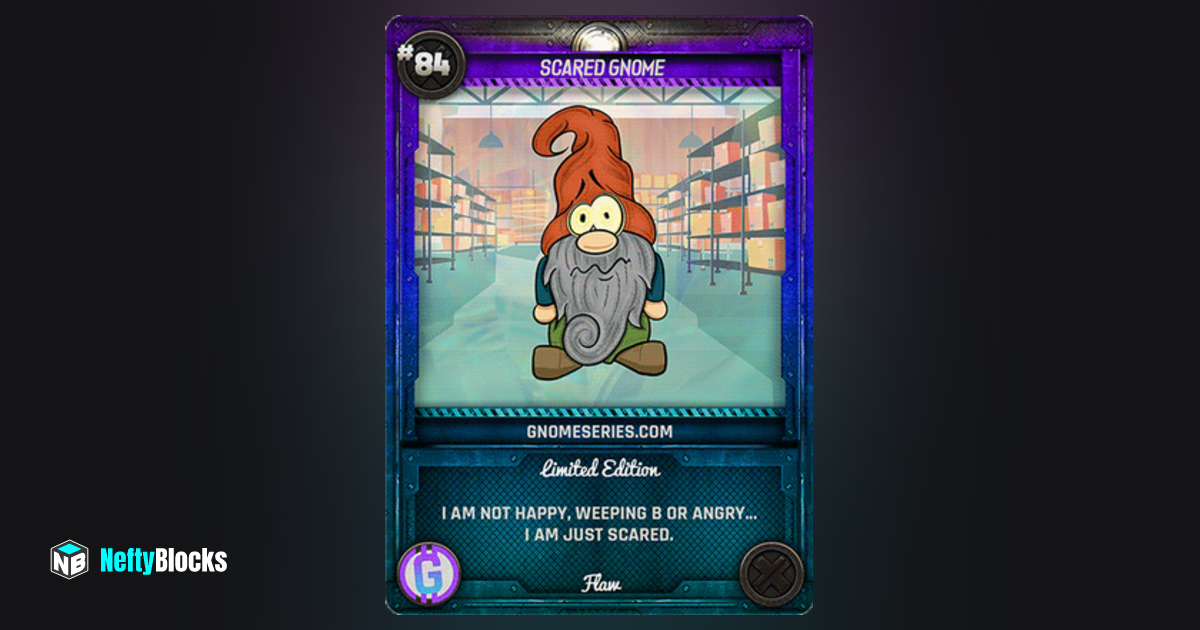 Scared Gnome | Flaw | NeftyBlocks | The #1 Trade to Earn NFT ...