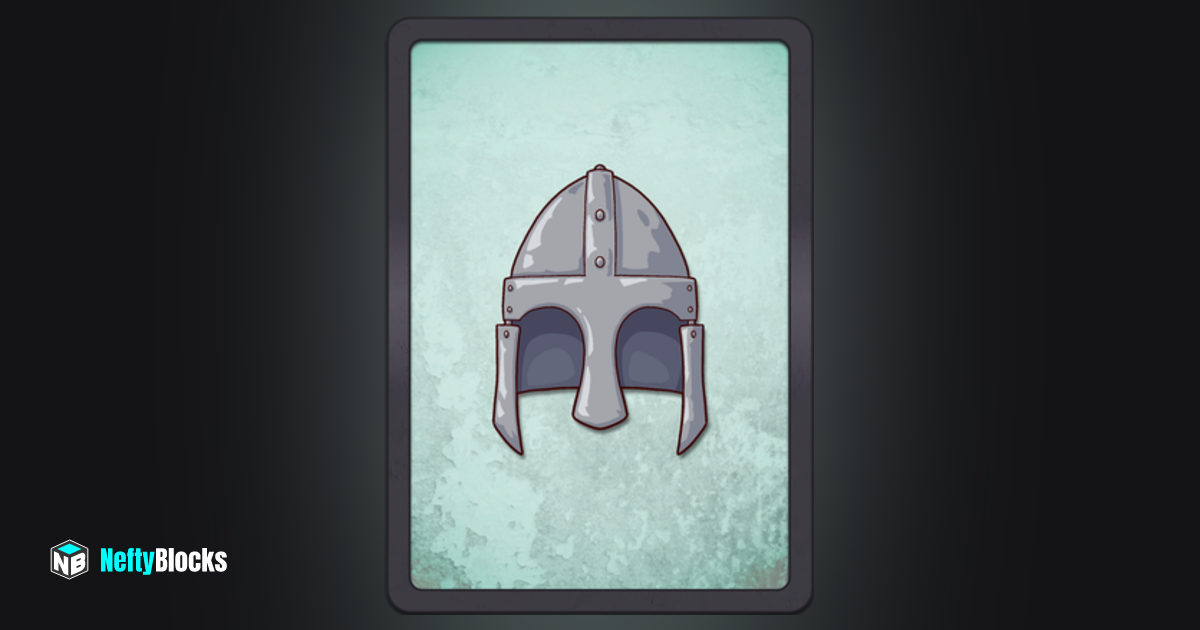 Metal Helmet #57 | NeftyBlocks | The #1 Trade to Earn NFT Marketplace ...