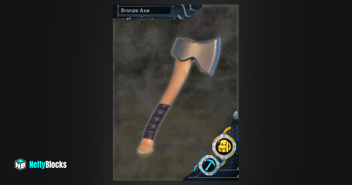 Bronze Axe #48 | NeftyBlocks | The #1 Trade to Earn NFT Marketplace on WAX