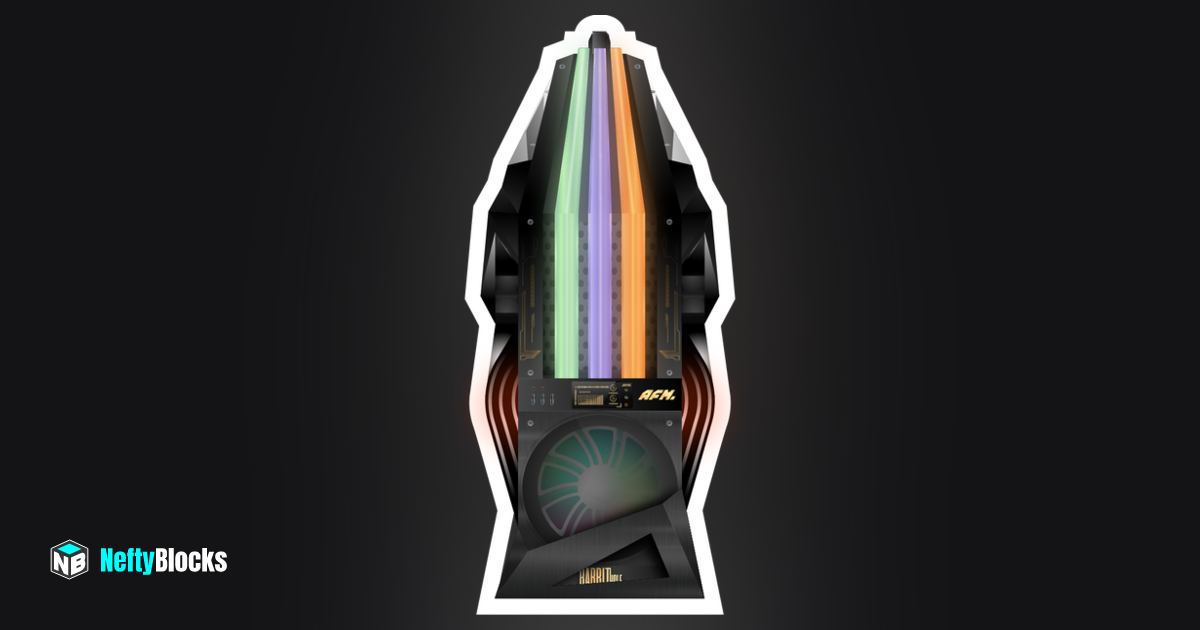 AFM Sticker #23 | NeftyBlocks | The #1 Trade to Earn NFT Marketplace on WAX