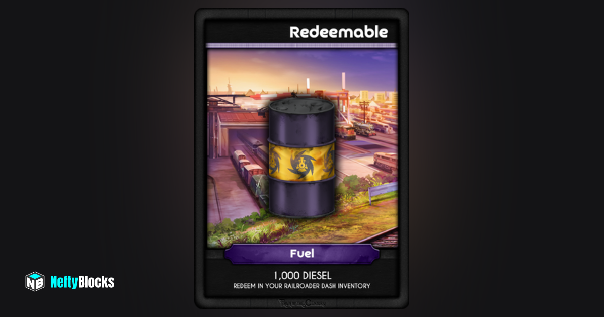 Fuel - 1,000 Diesel #24 | NeftyBlocks | The #1 Trade to Earn NFT ...