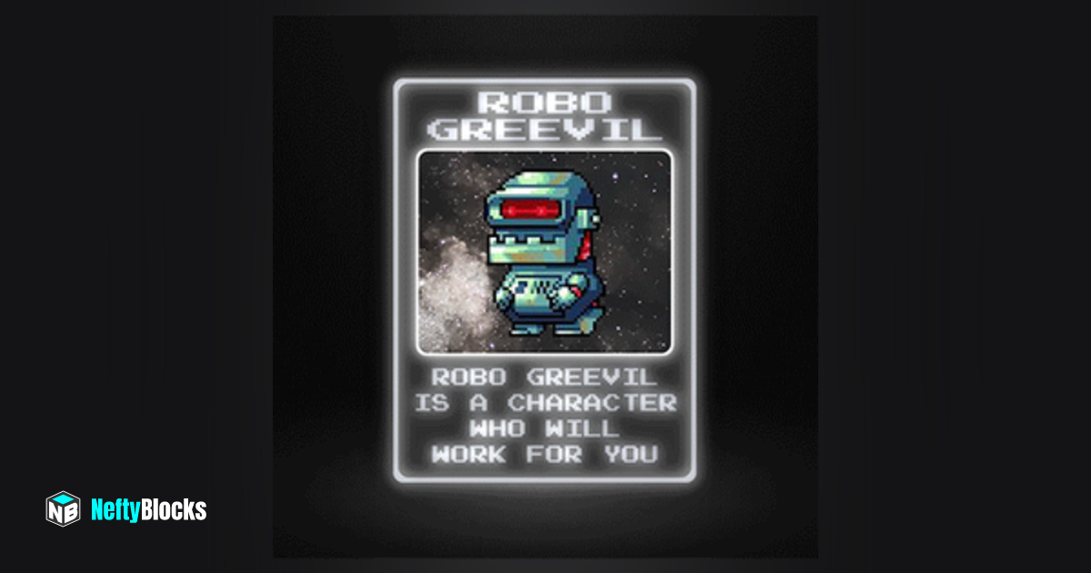 Robo Greevil #149 | NeftyBlocks | The #1 Trade to Earn NFT Marketplace ...