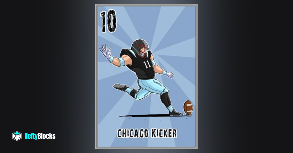 Chicago Kicker #100 | NeftyBlocks | The #1 Trade to Earn NFT ...
