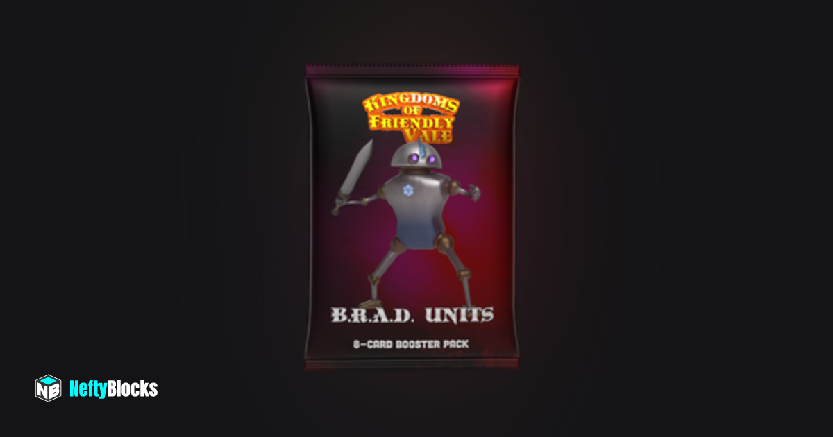 BRAD Unit Booster Pack #104 | NeftyBlocks | The #1 Trade to Earn NFT ...