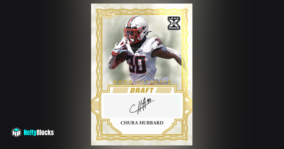 Chuba Hubbard #15 | NeftyBlocks | The #1 Trade to Earn NFT Marketplace ...