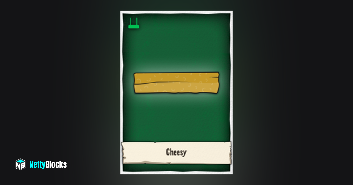 Cheesy - Seat #6 | NeftyBlocks | The #1 Trade to Earn NFT Marketplace ...