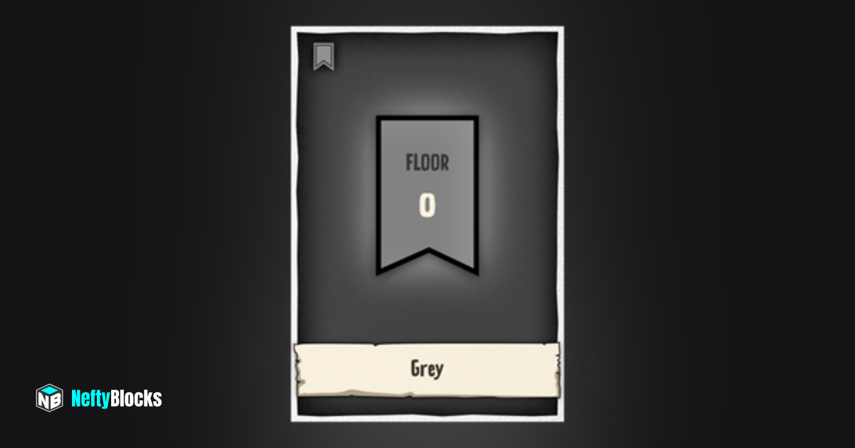 Grey - Floor Badge | NeftyBlocks | The #1 Trade to Earn NFT Marketplace ...