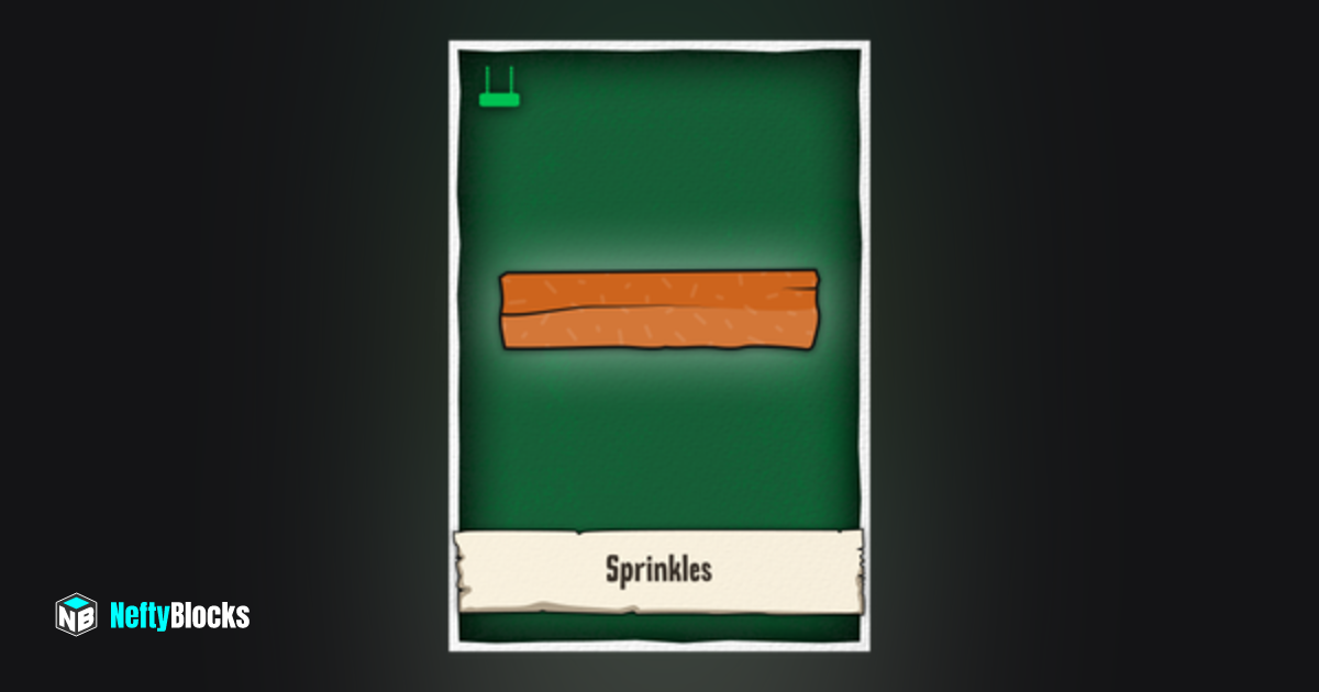 Sprinkles - Seat | NeftyBlocks | The #1 Trade to Earn NFT Marketplace ...