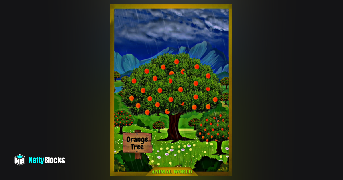 Orange Tree #10304 | NeftyBlocks | The #1 Trade to Earn NFT Marketplace ...