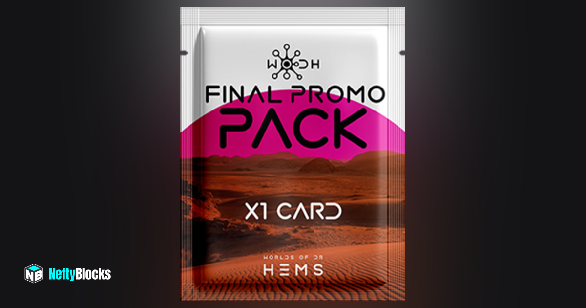 Final Promo Pack #231 | NeftyBlocks | The #1 Trade to Earn NFT ...