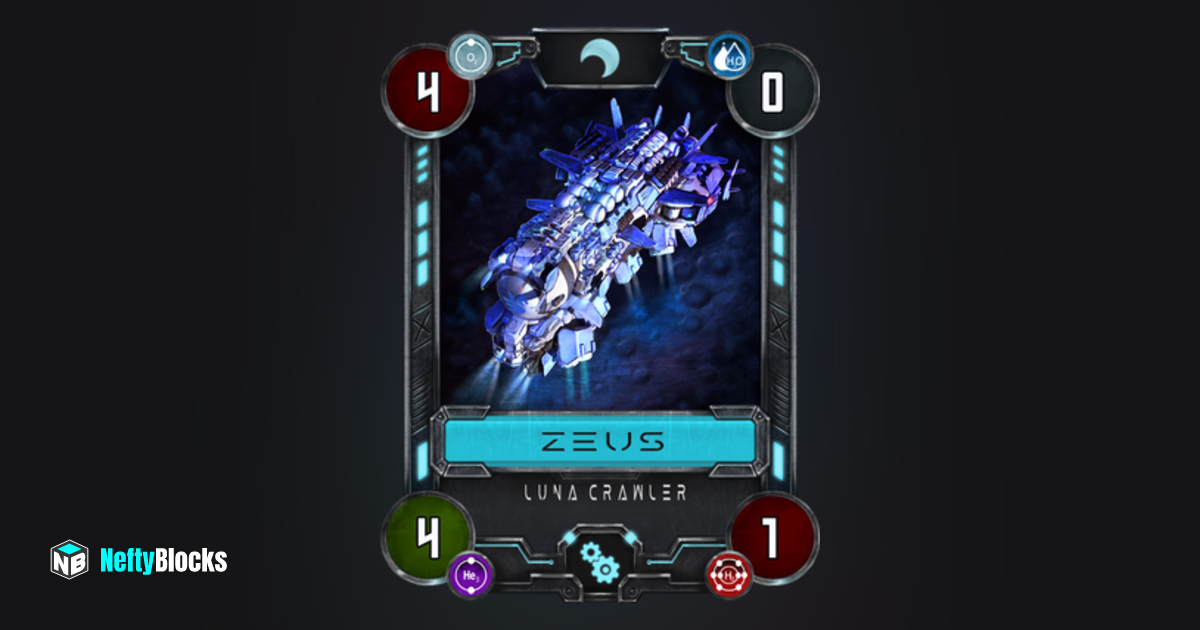 Zeus #128 | NeftyBlocks | The #1 Trade to Earn NFT Marketplace on WAX