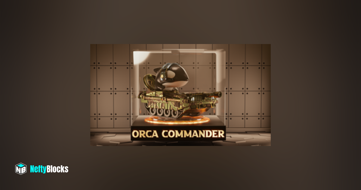 Orca Commander Display #3 | NeftyBlocks | The #1 Trade to Earn NFT ...
