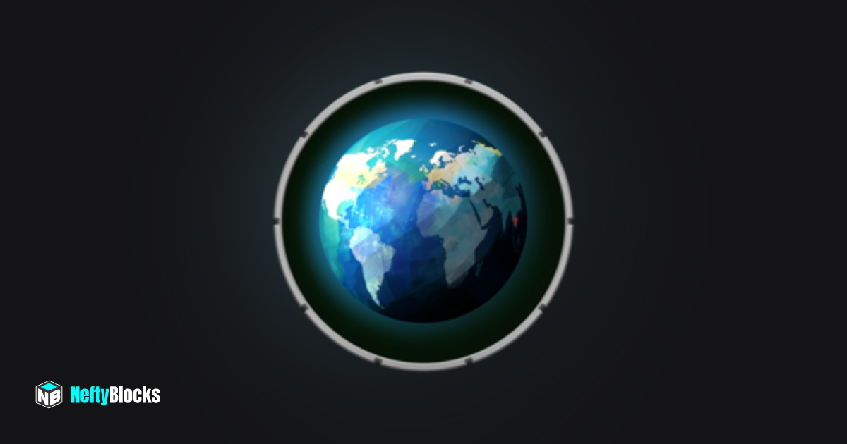 Planet Earth #108 | NeftyBlocks | The #1 Trade to Earn NFT Marketplace ...