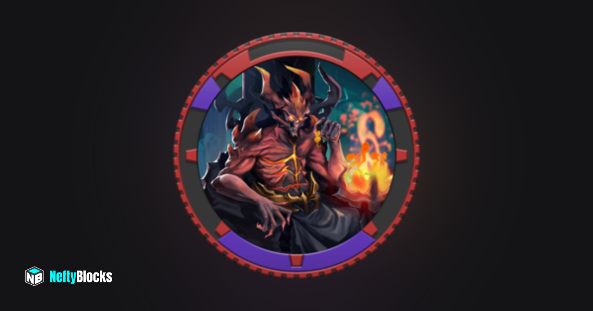 Demon King | NeftyBlocks | The #1 Trade to Earn NFT Marketplace on WAX