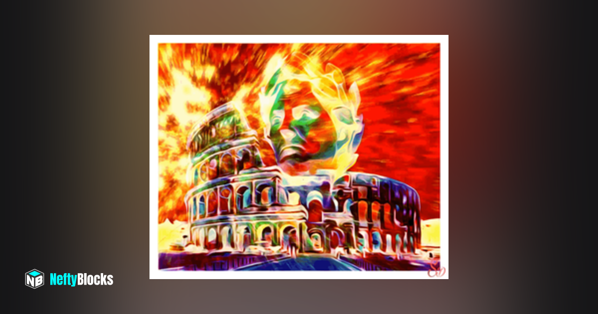 Colosseum & Lulius Caesar #6 | NeftyBlocks | The #1 Trade to Earn NFT Marketplace on WAX