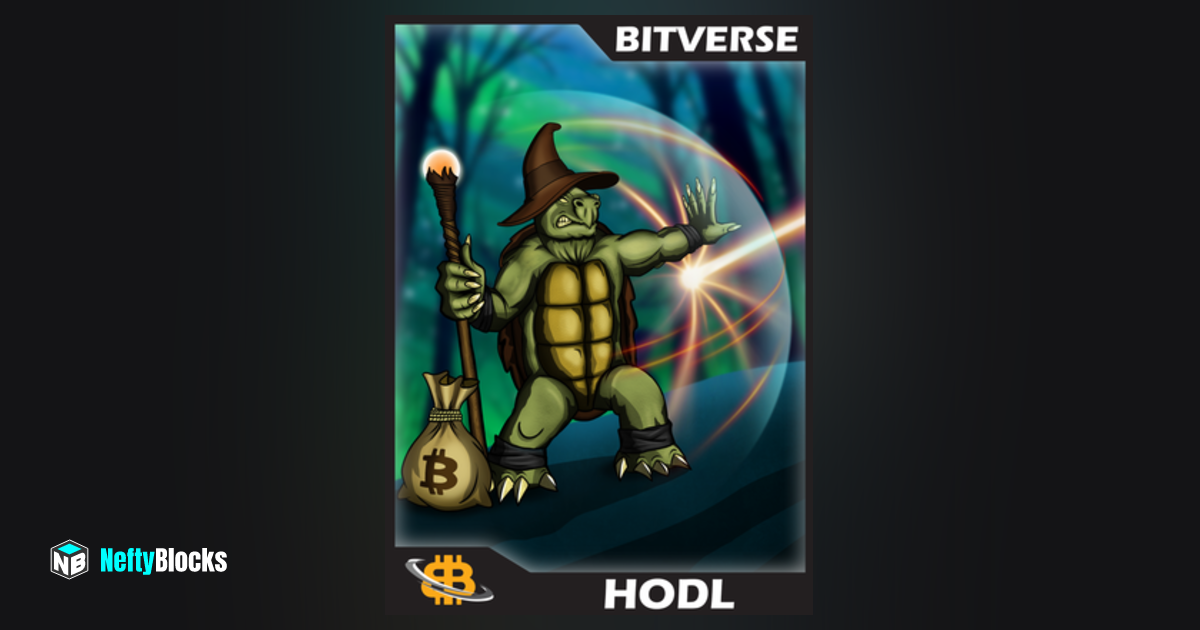 Hodl #2009 | NeftyBlocks | The #1 Trade to Earn NFT Marketplace on WAX