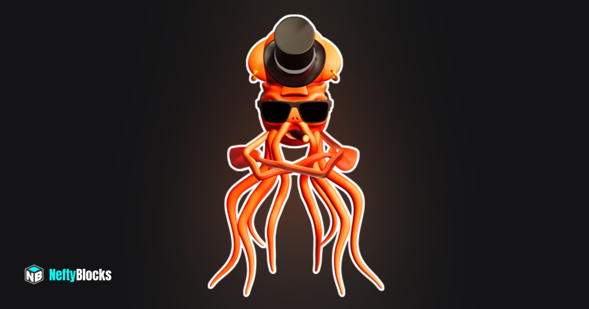 Badass Mr. Squid #1 | NeftyBlocks | The #1 Trade to Earn NFT ...