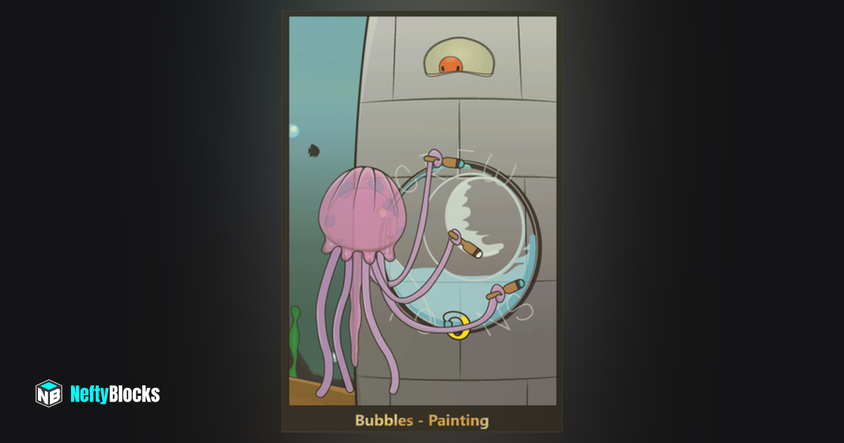 Bubbles - Painting | NeftyBlocks | The #1 Trade to Earn NFT Marketplace ...