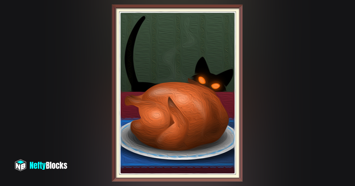 Turkey Temptation Painting #2 | NeftyBlocks | The #1 Trade to Earn NFT ...