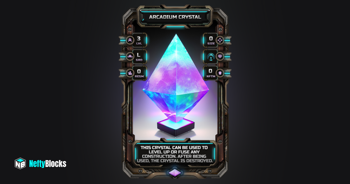 Arcadium Crystal #220 | NeftyBlocks | The #1 Trade to Earn NFT ...