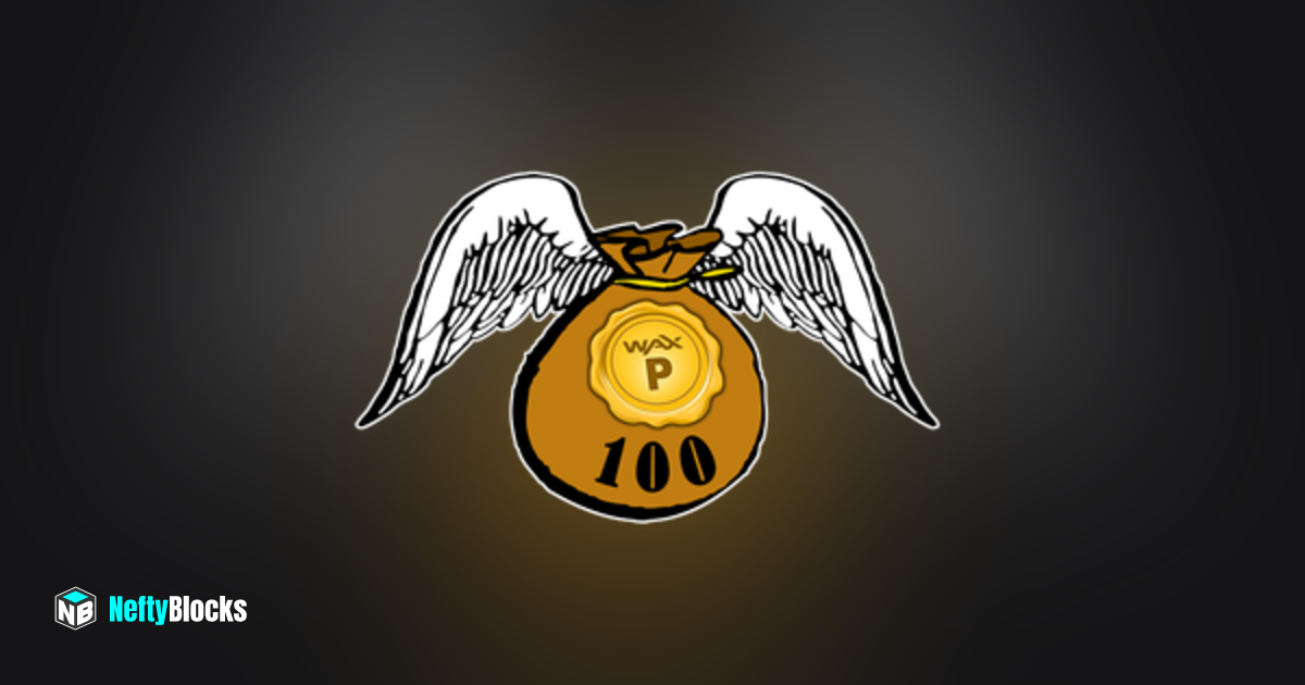 100 WAXP Backed NFT #28 | NeftyBlocks | The #1 Trade to Earn NFT ...