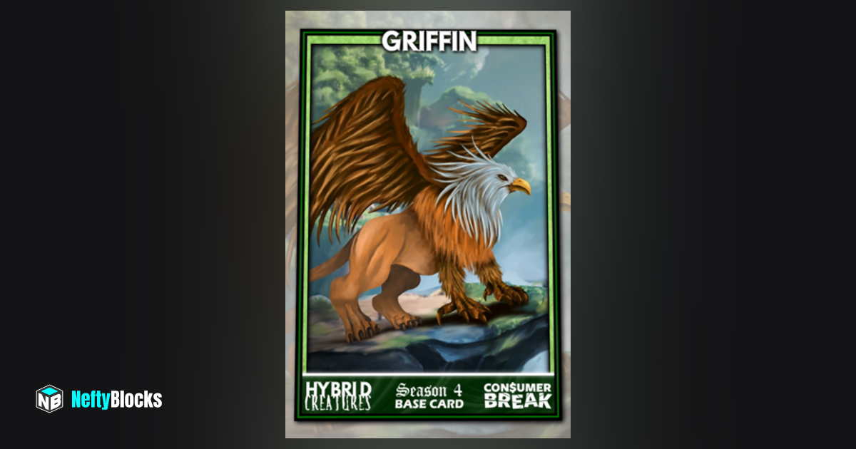 Griffin: Base Card #275 | NeftyBlocks | The #1 Trade to Earn NFT ...