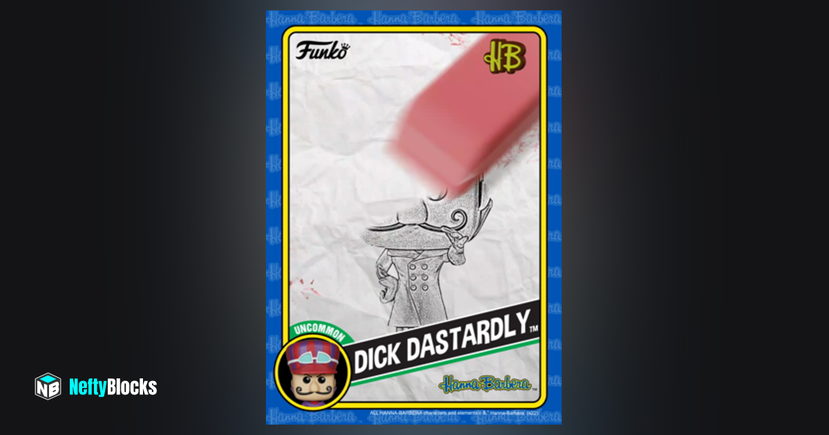 Dick Dastardly #1721 | NeftyBlocks | The #1 Trade to Earn NFT ...