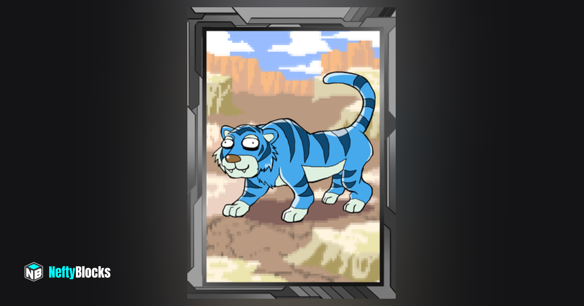 Derp Tiger #124 | NeftyBlocks | The #1 Trade to Earn NFT Marketplace on WAX