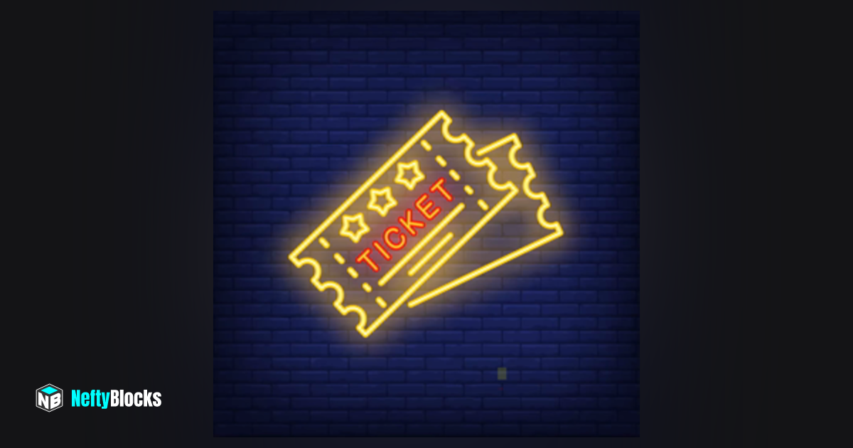 1 of 1 blend ticket(reward system) #92 | NeftyBlocks | The #1 Trade to ...