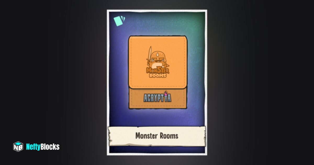 Monster Rooms - Card Deck #197 | NeftyBlocks | The #1 Trade to Earn NFT ...