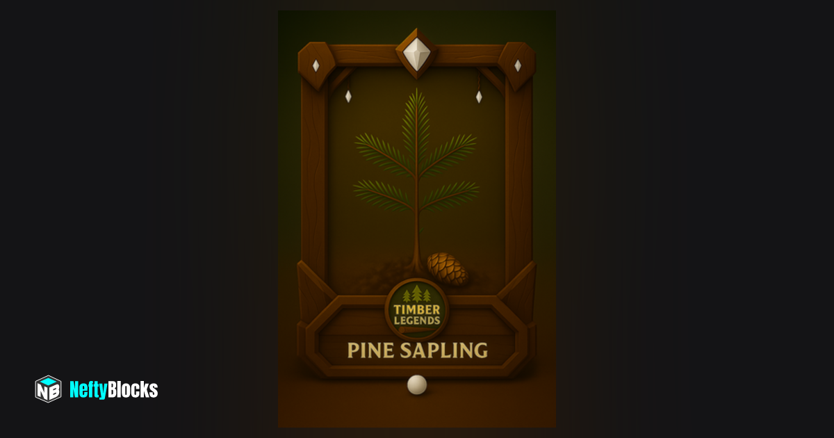 Pine Sapling #2640 | NeftyBlocks | The #1 Trade to Earn NFT Marketplace ...