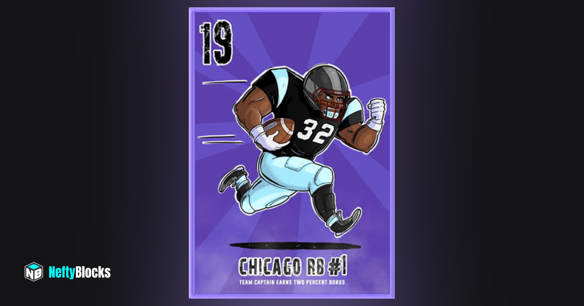 Chicago RB #1 #2 | NeftyBlocks | The #1 Trade to Earn NFT Marketplace ...