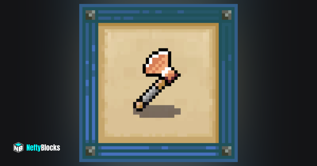 Copper Axe #53 | NeftyBlocks | The #1 Trade to Earn NFT Marketplace on WAX