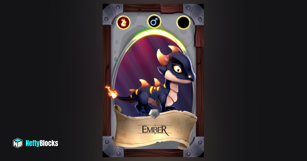 Ember #358 | NeftyBlocks | The #1 Trade to Earn NFT Marketplace on WAX