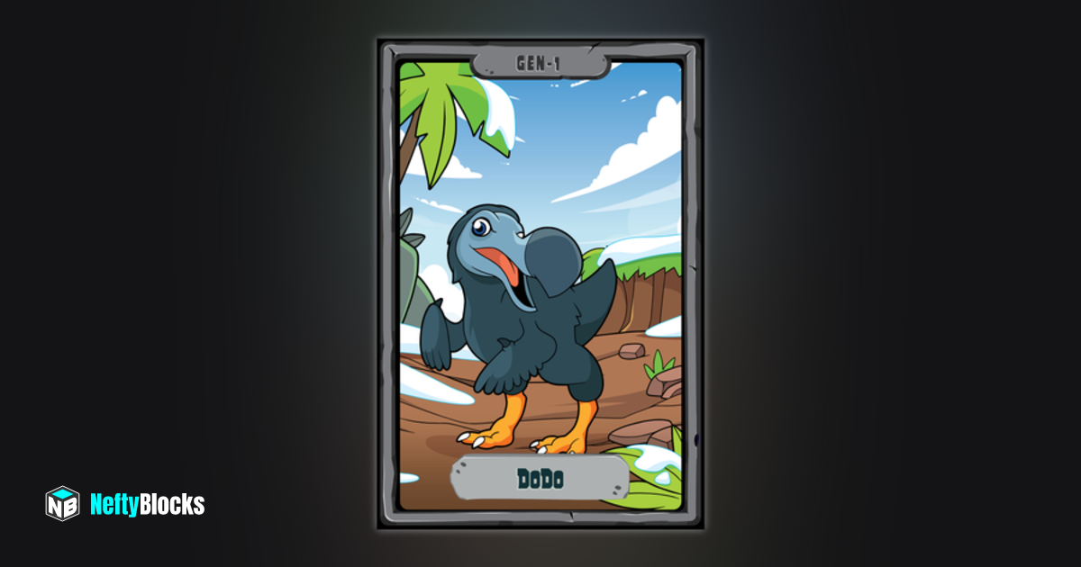 Dodo #167 | NeftyBlocks | The #1 Trade to Earn NFT Marketplace on WAX