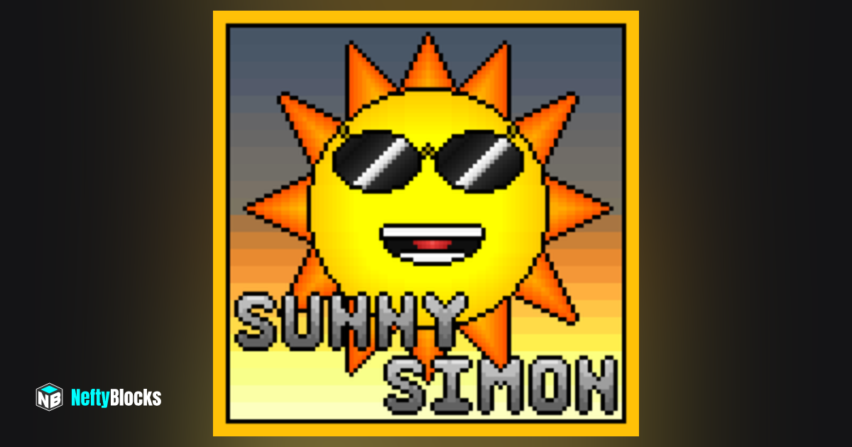 Sunny Simon #31 | NeftyBlocks | The #1 Trade to Earn NFT Marketplace on WAX