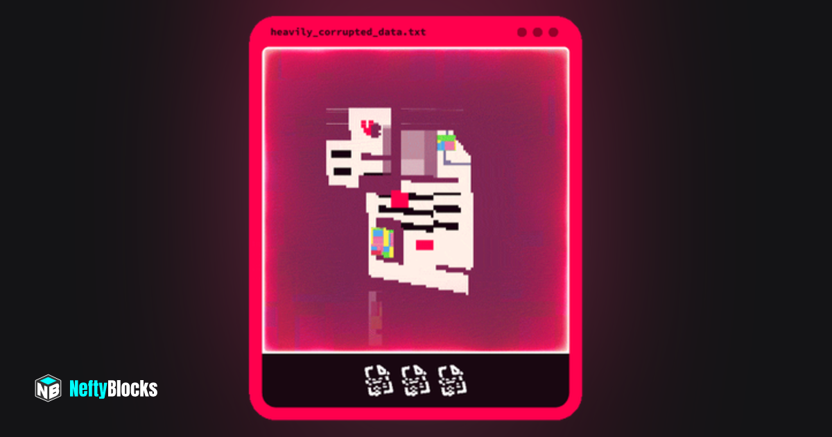 Heavily Corrupted Data #438 | NeftyBlocks | The #1 Trade to Earn NFT ...