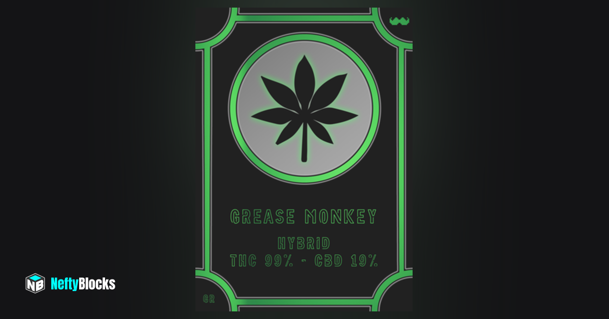 Grease Monkey - 1 GR #4 | NeftyBlocks | The #1 Trade to Earn NFT ...