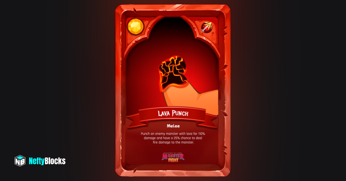 Lava Punch #32 | NeftyBlocks | The #1 Trade to Earn NFT Marketplace on WAX