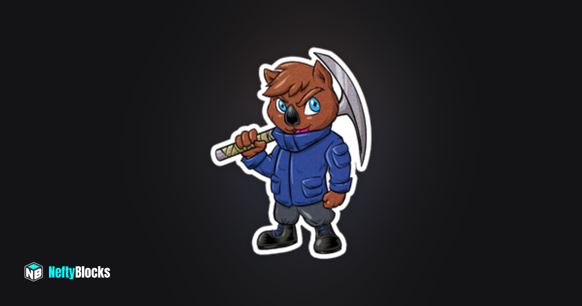 Leader - Blue Team Sticker | NeftyBlocks | The #1 Trade to Earn NFT ...