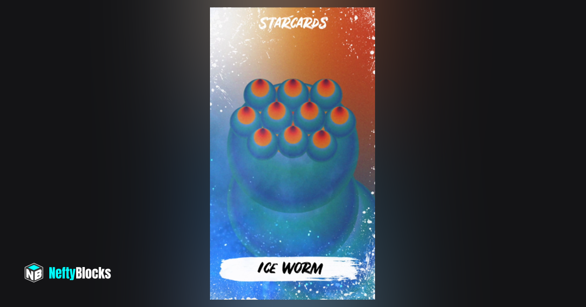 Ice Worm #150 | NeftyBlocks | The #1 Trade to Earn NFT Marketplace on WAX