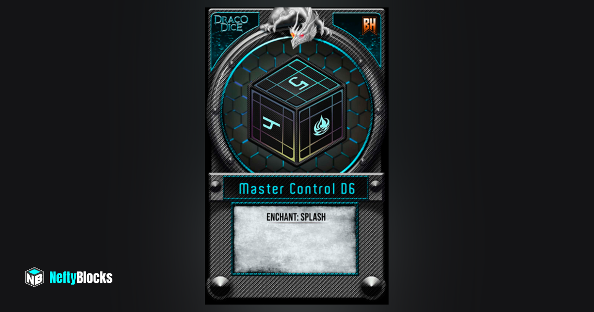 Master Control D6 #66 | NeftyBlocks | The #1 Trade to Earn NFT ...