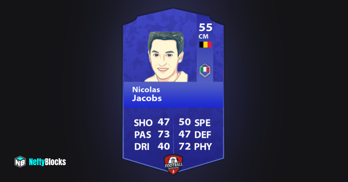 Nicolas Jacobs #13 | NeftyBlocks | The #1 Trade to Earn NFT Marketplace ...