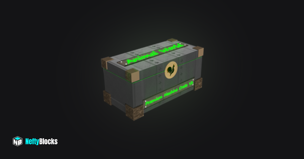 Premium Machine Crate V.2 | NeftyBlocks | The #1 Trade to Earn NFT ...