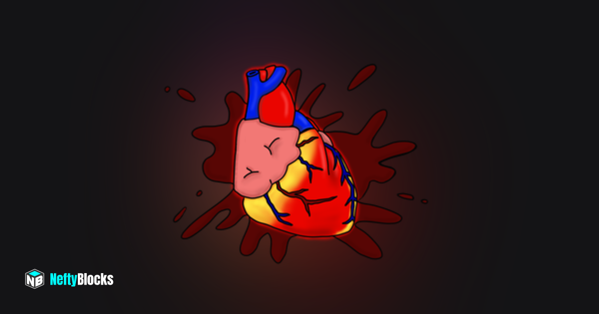 splat heart #119 | NeftyBlocks | The #1 Trade to Earn NFT Marketplace ...